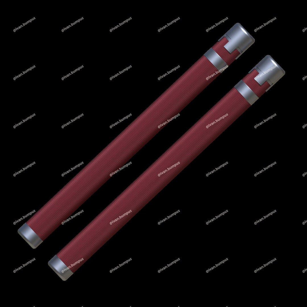 READ DESCRIPTION Digital STL File Daredevil Inspired Billy Clubs(3d ...