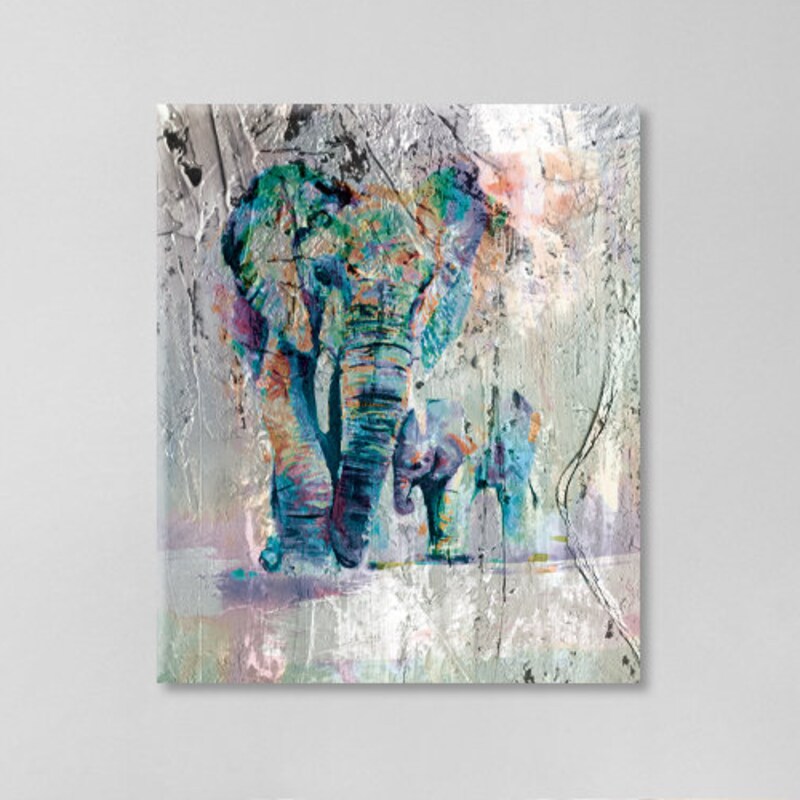 Abstract Elephant - Etsy