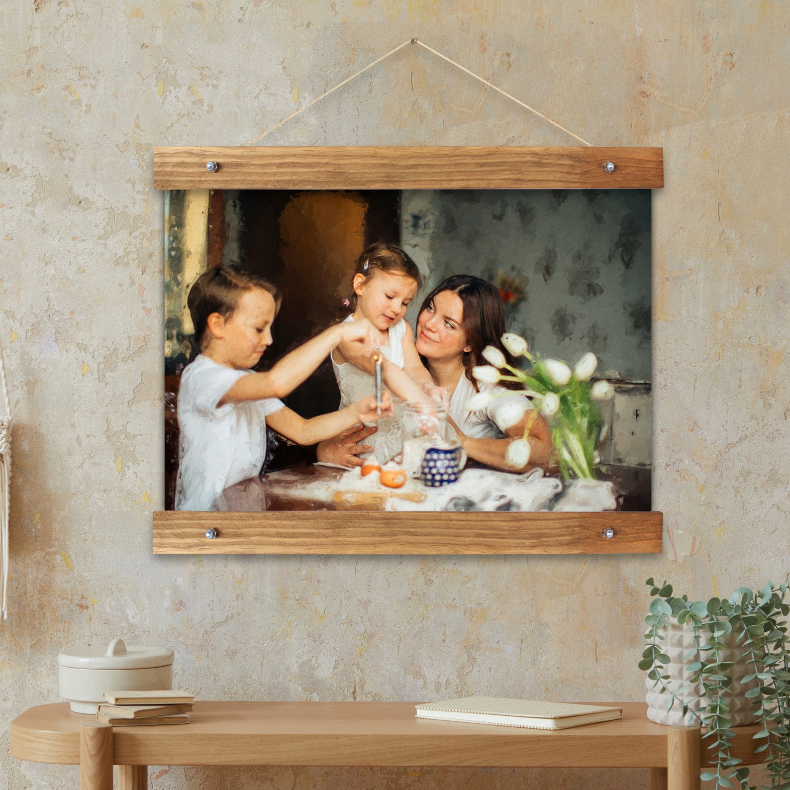 Portrait Painting From Photo Personalized Gift Wall Art - Etsy