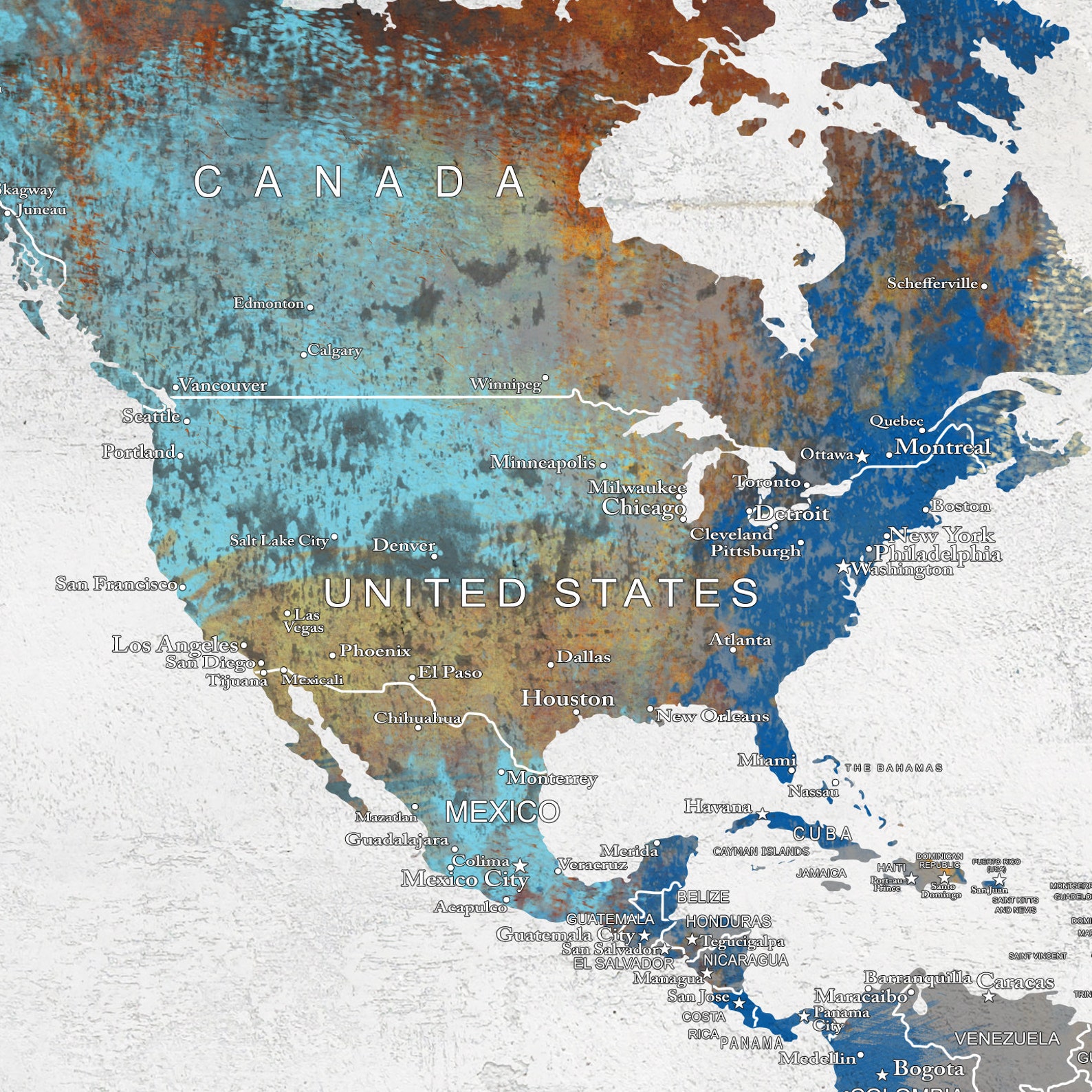 Adventure World Map Canvas Push Pin Travel Map Wall Art - Etsy