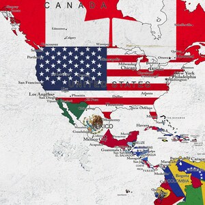 World Map Canvas Wall Art, Adventure Push Pin Travel Map With Countries ...