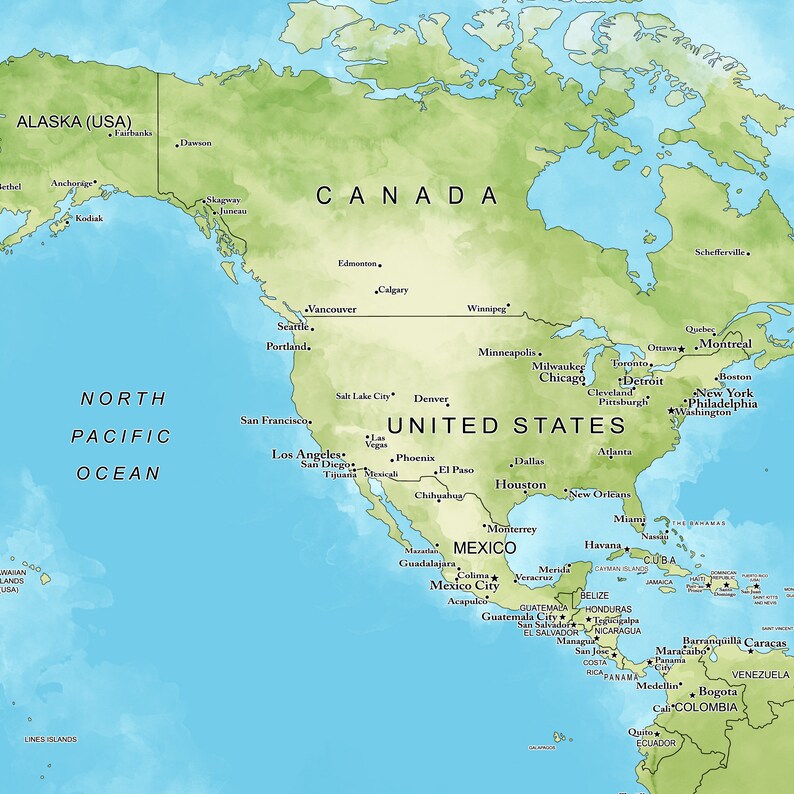 World Map Canvas Wall Art, Biosphere Colors Push Pin Map Decor ...