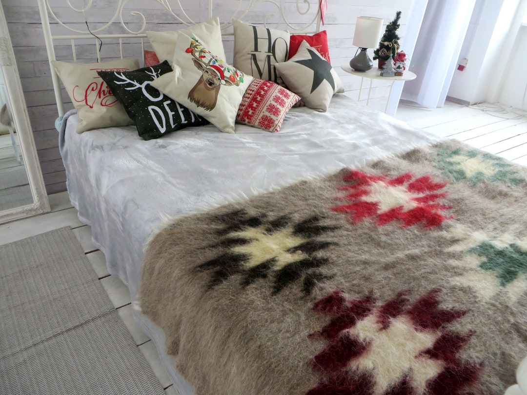 Coperta di lana Coperta Letto Coperta intrecciata Gettare - Etsy Italia