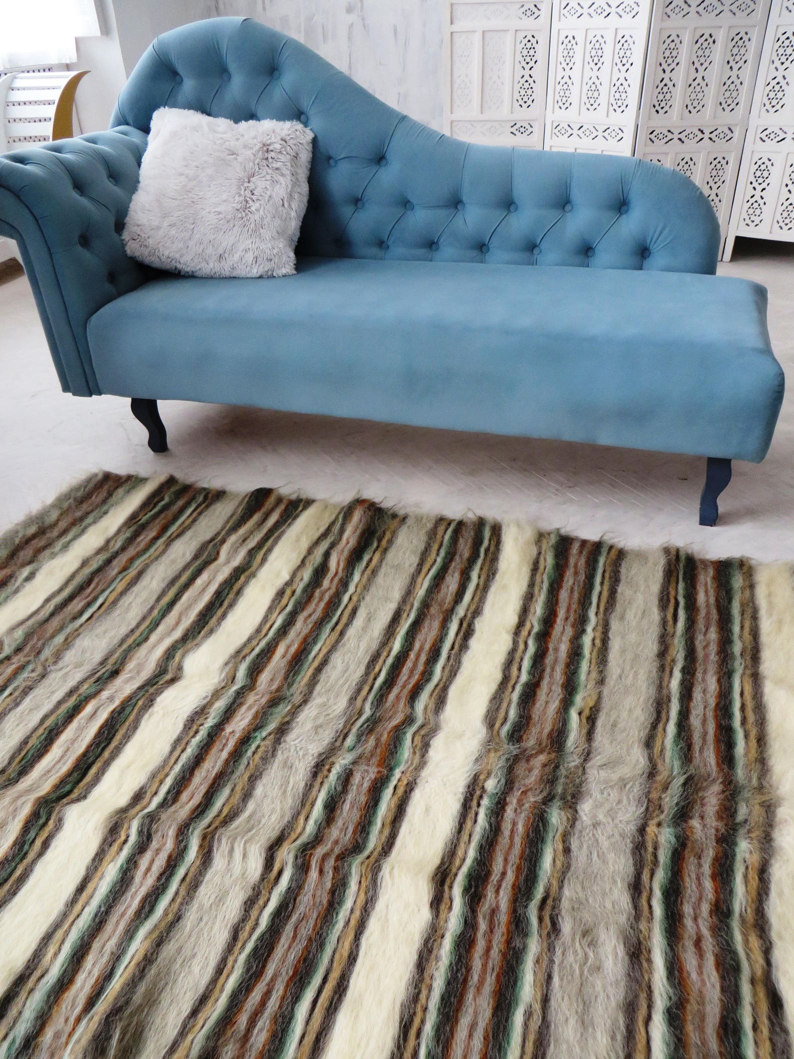 Geometric Scandinavian Rug Icelandic Rug Nordic Carpets - Etsy