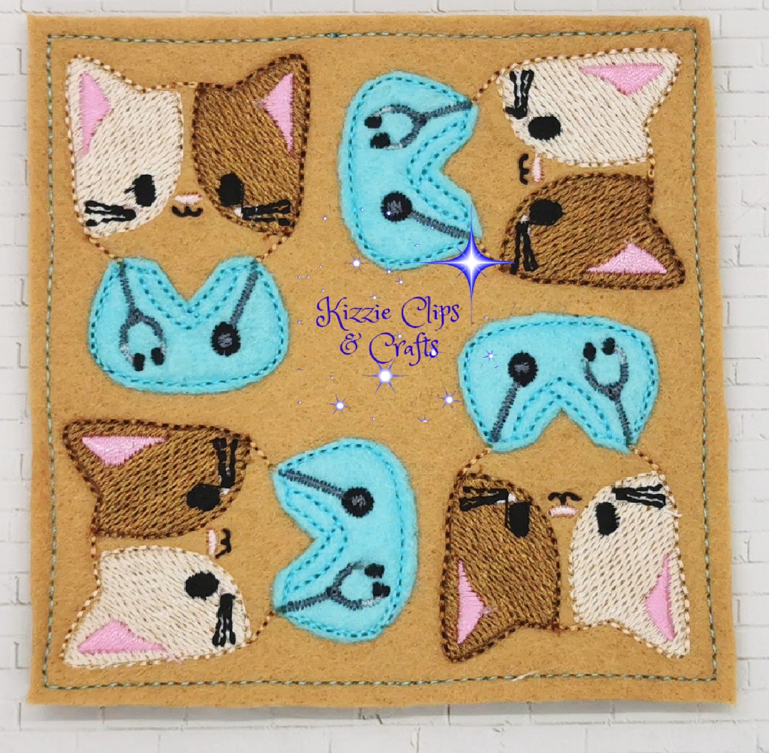 Nurse Cat Feltie Sheet - Etsy