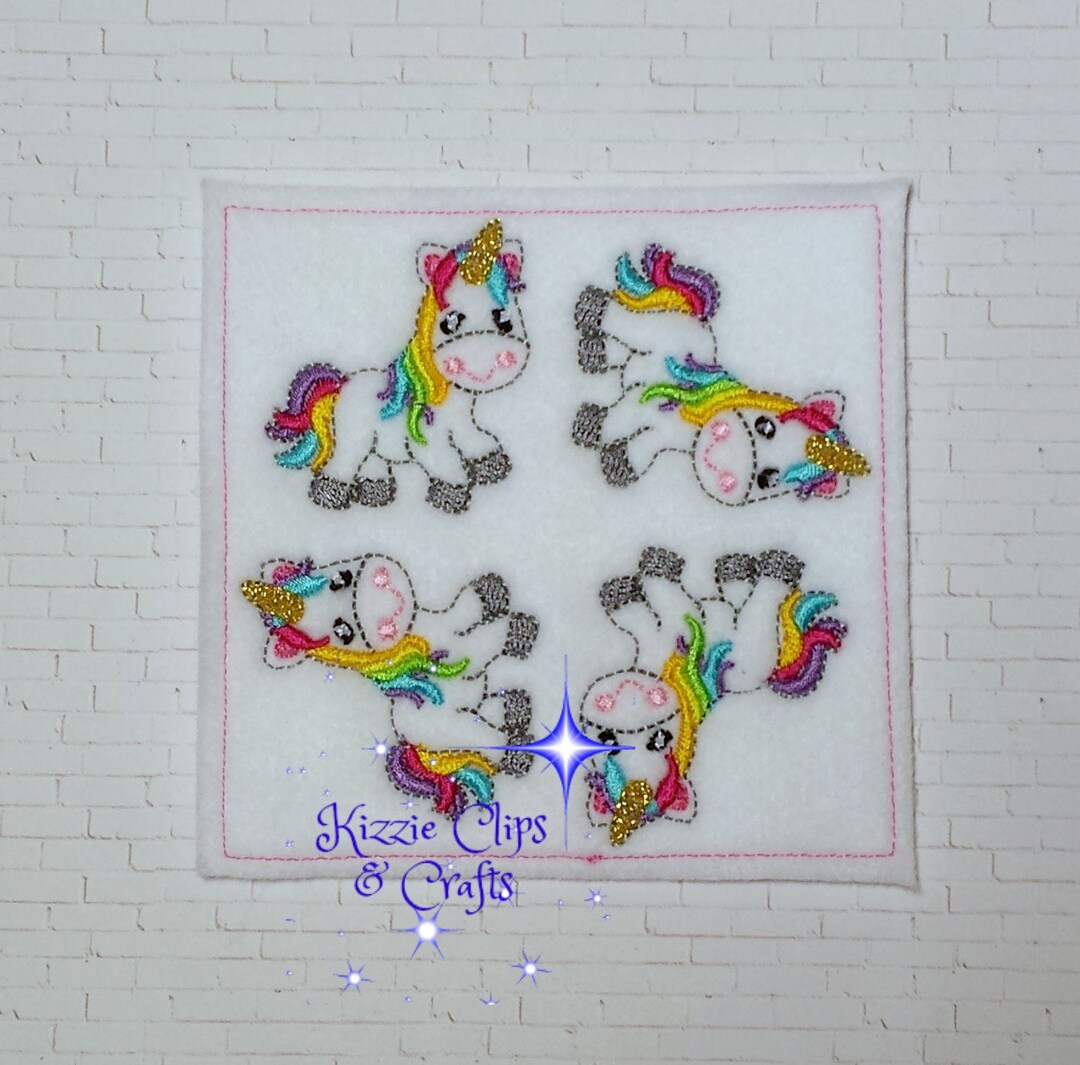 Unicorn Mandy Feltie Sheet 393 - Etsy
