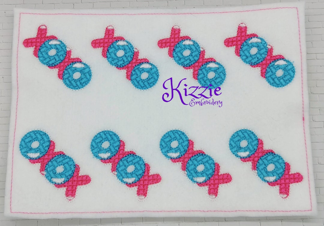 XOXO Bubble Feltie Sheet - Etsy