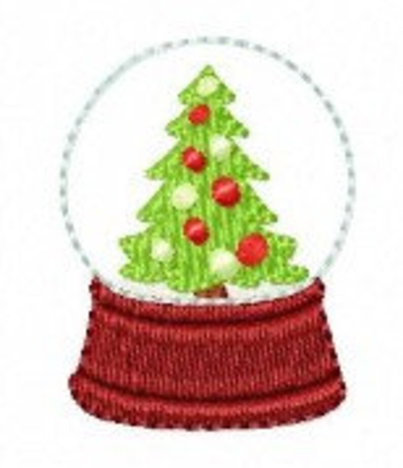 Sewing & Needlecraft 2643 SAMPLE SALE Globe Snow Christmas Tree Feltie ...