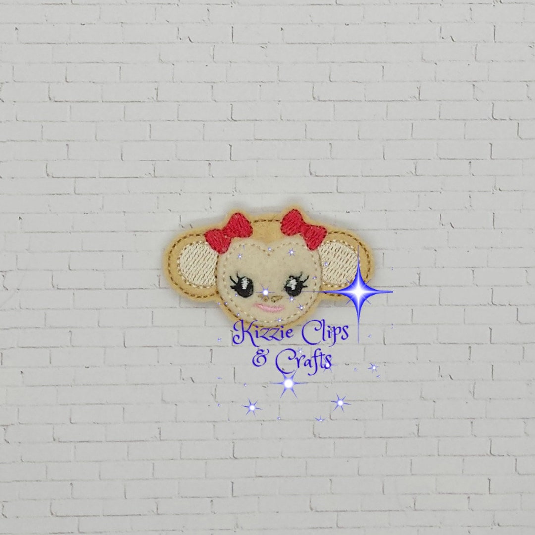 Monkey Chrissy Head Feltie Sheet - Etsy