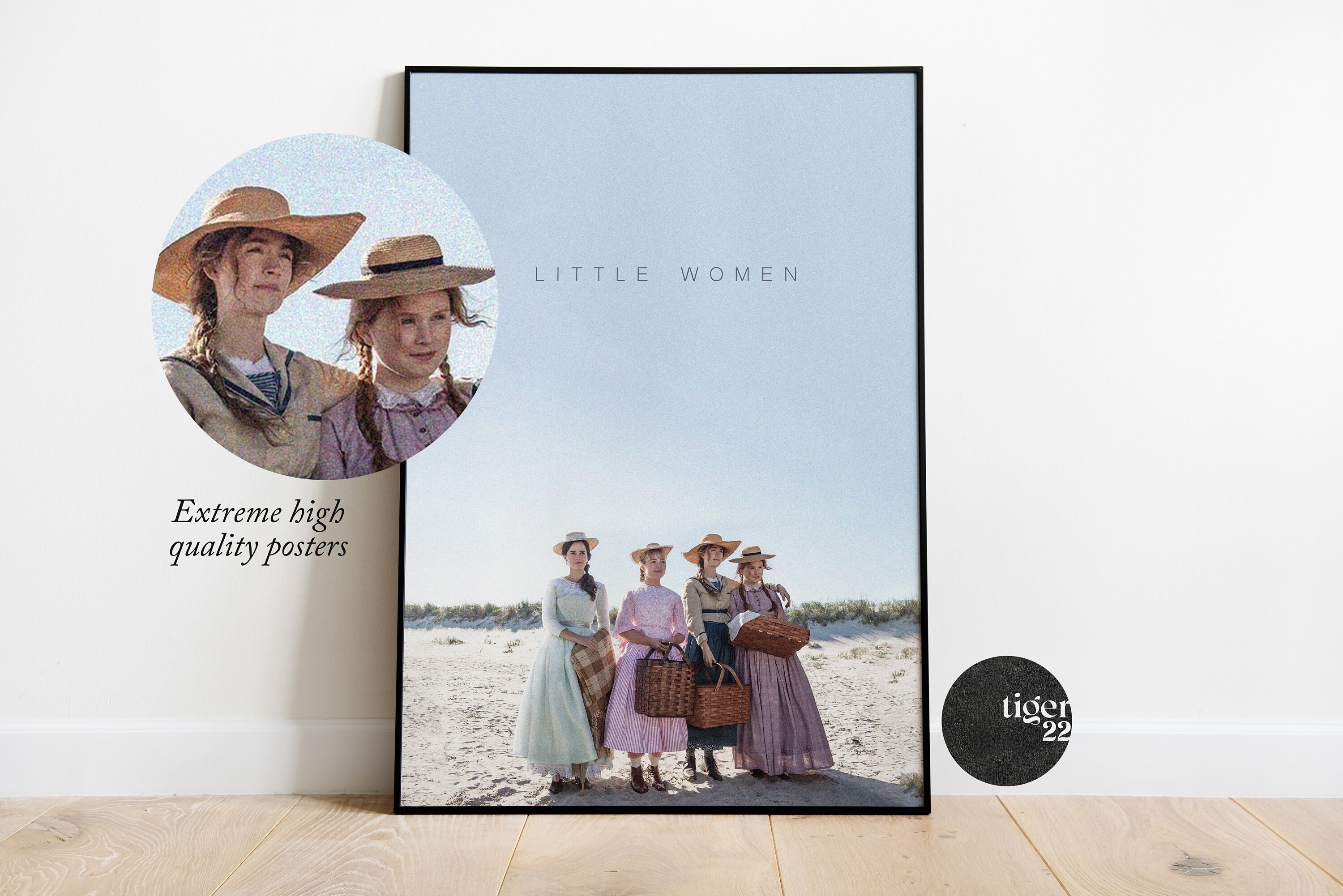 LITTLE WOMEN Minimal Style Movie Poster, Extreme High Quality Wall Art ...