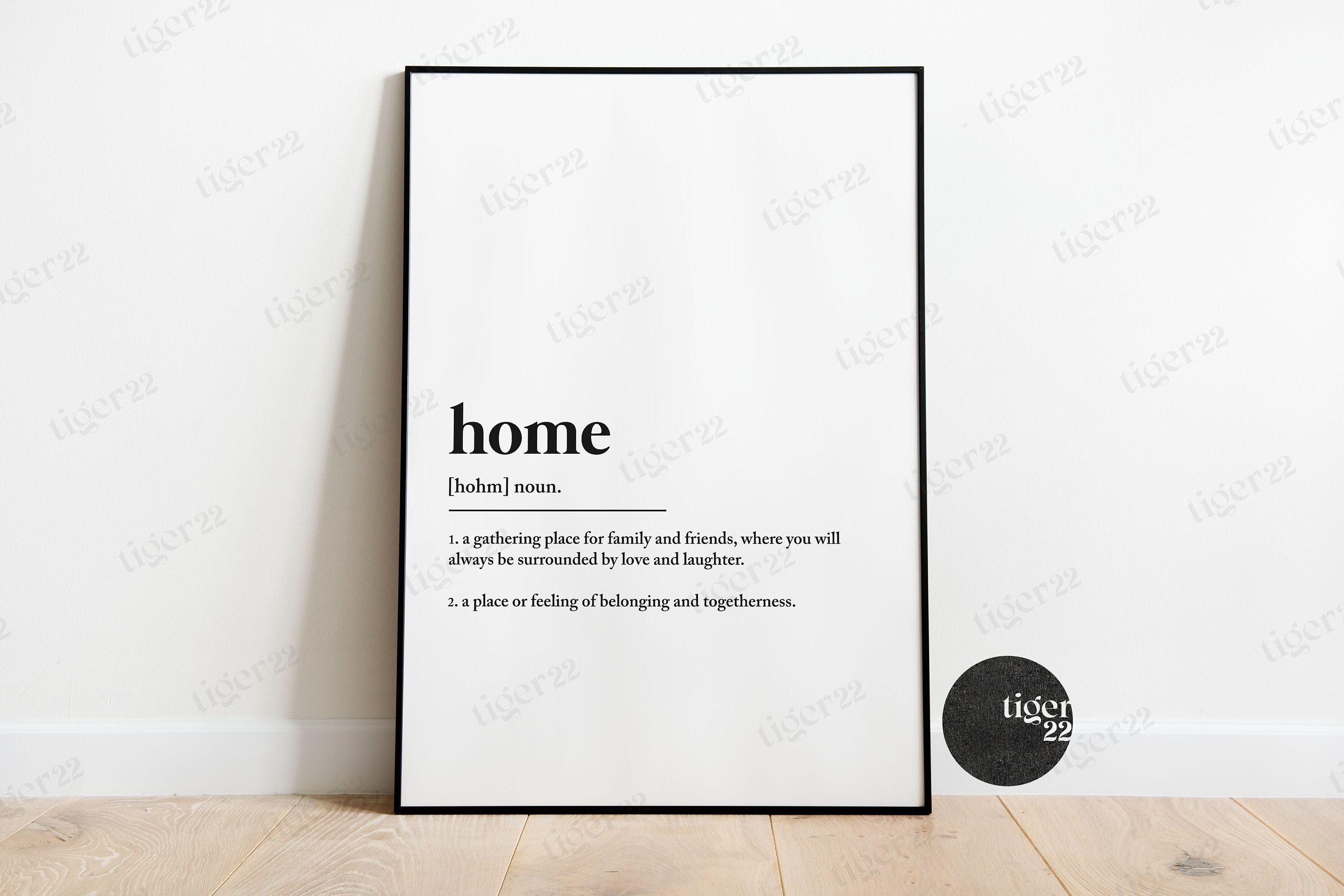 HOME Dictionary Definition Poster Print High Quality Print - Etsy