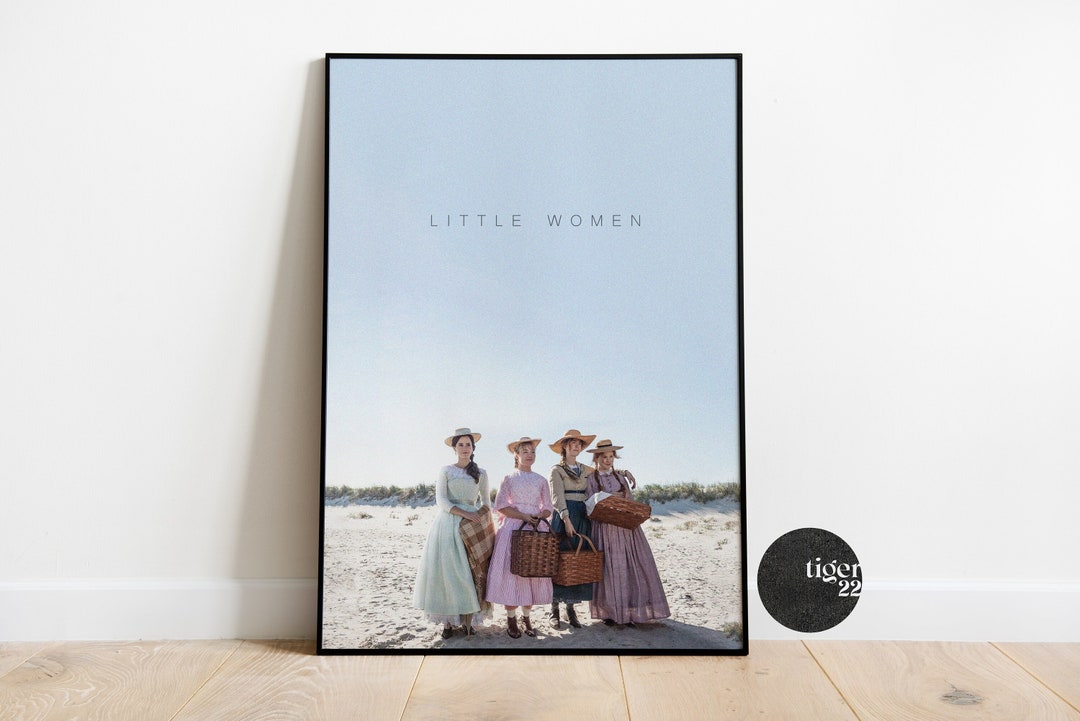 LITTLE WOMEN Minimal Style Movie Poster, Extreme High Quality Wall Art ...