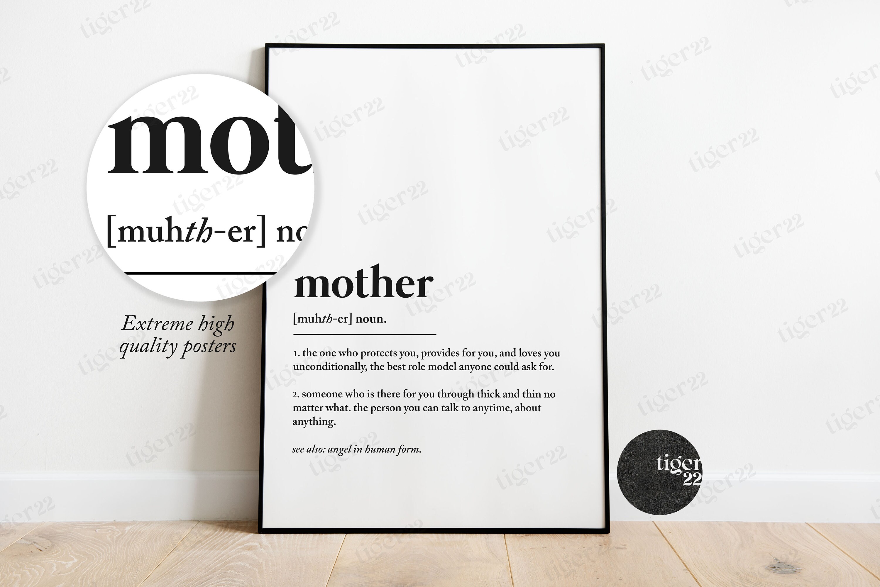 MOTHER Dictionary Definition Poster Extreme High Quality Print - Etsy