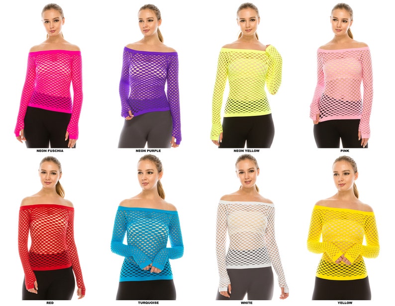 Kurve Stretchy Fishnet Long Sleeve Top UV Protective Fabric - Etsy