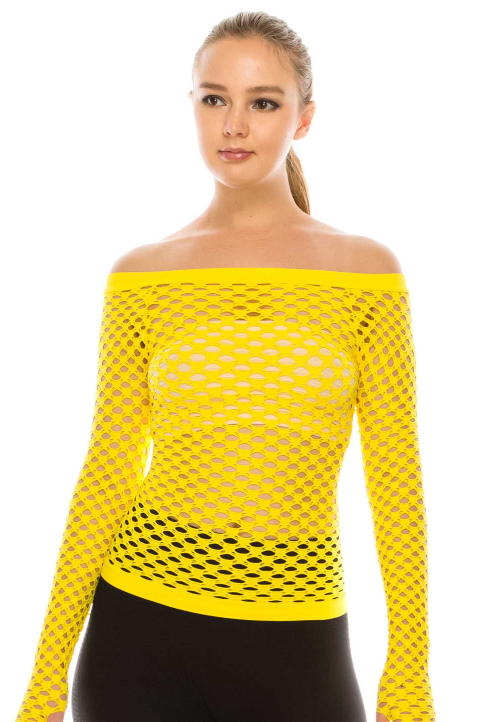 Kurve Stretchy Fishnet Long Sleeve Top UV Protective Fabric - Etsy