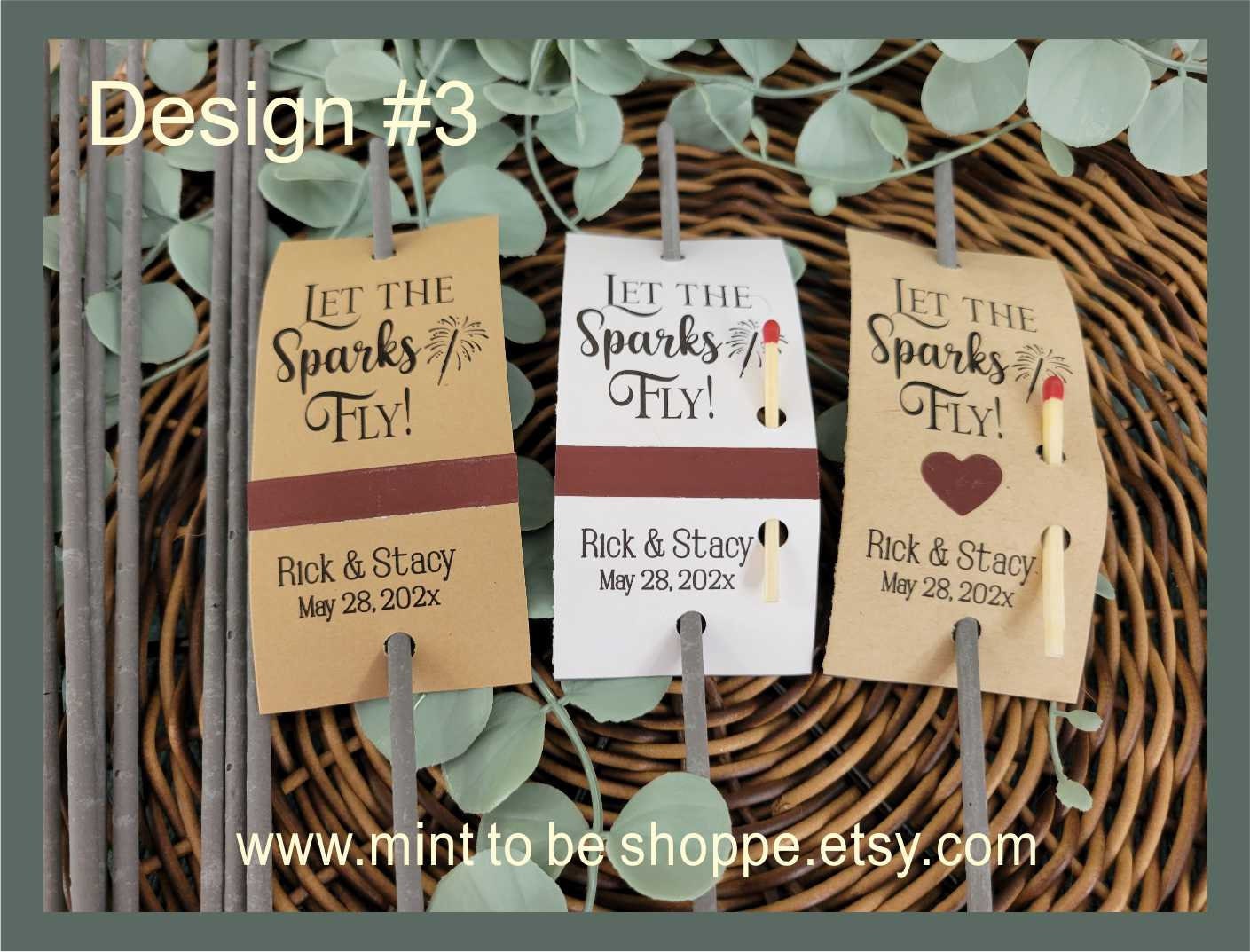 Wedding Sparkler Tags Wedding Tags for Sparklers Sparkler - Etsy