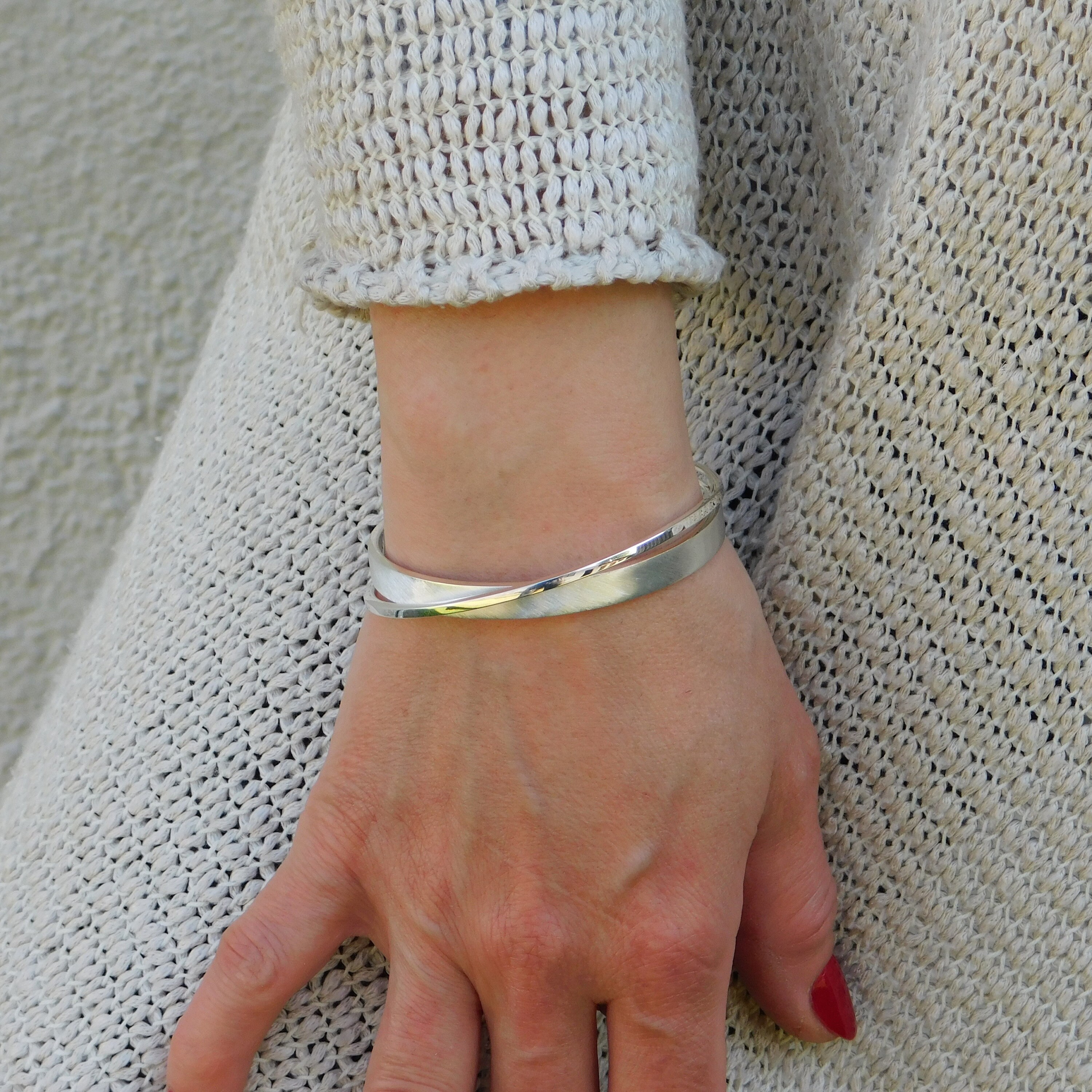 Cuff Bracelet for Women Cross Band Cuff Bracelet Double - Etsy Australia