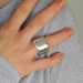 Chunky Wedding Band, Heavy Men's Ring, Extra Thick Wedding Ring, Wide ...