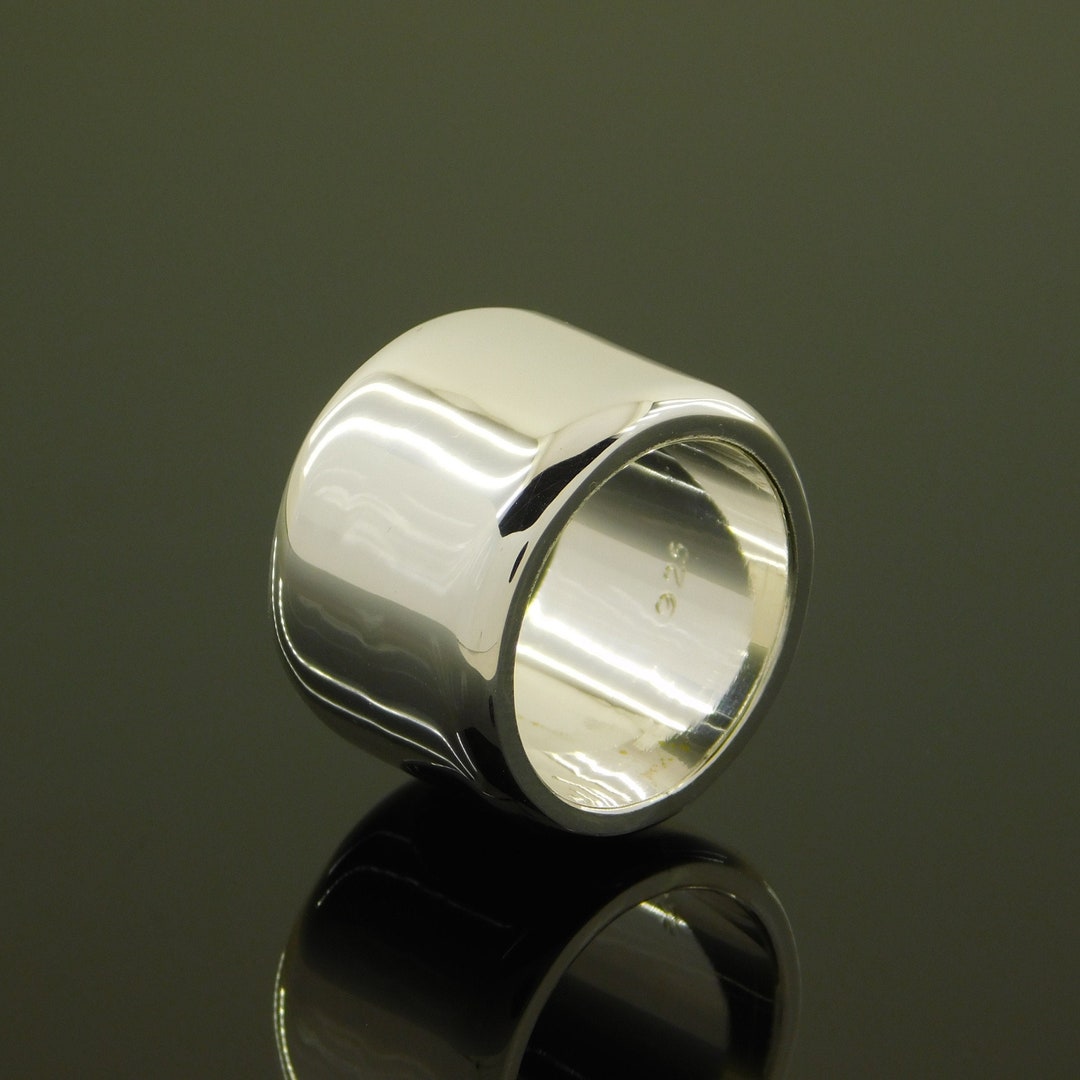 Chunky Wedding Band Heavy Men's Ring Extra Thick Wedding - Etsy