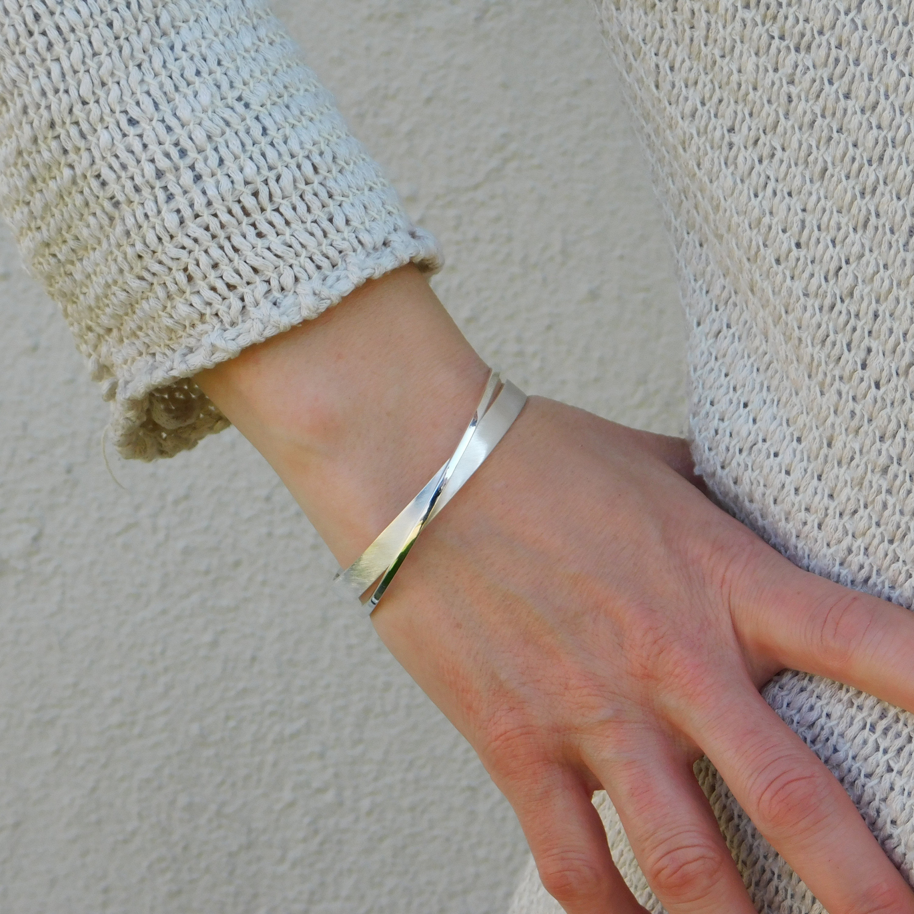 Cuff Bracelet for Women Cross Band Cuff Bracelet Double - Etsy Australia