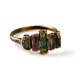 Multi Tourmaline Ring Rough Stone Ring Statement Ring - Etsy