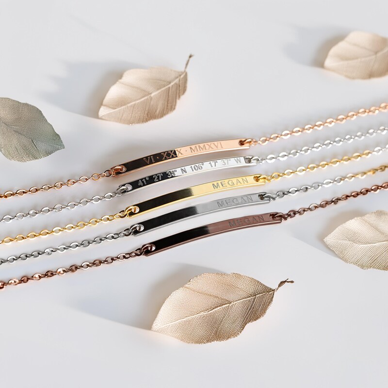 Bracelet With Text - Etsy