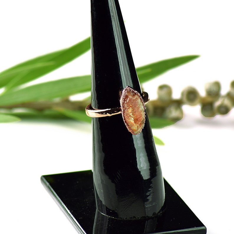 Sun Stone Ring | Gemstone Ring | Handmade Ring | Ring for Her | Ring ...