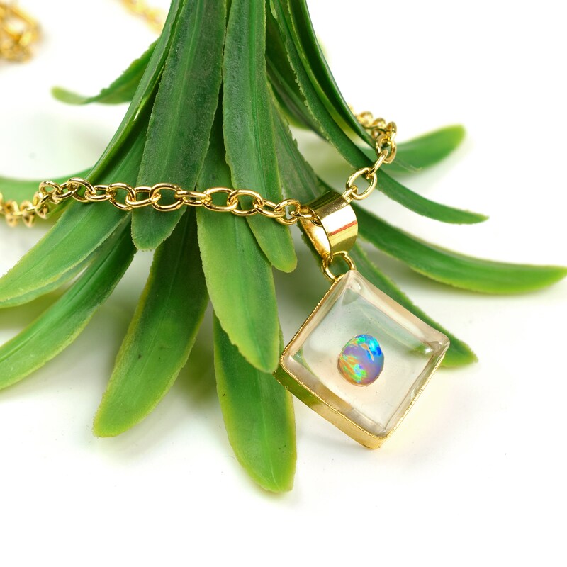 Resin Pendant - Etsy