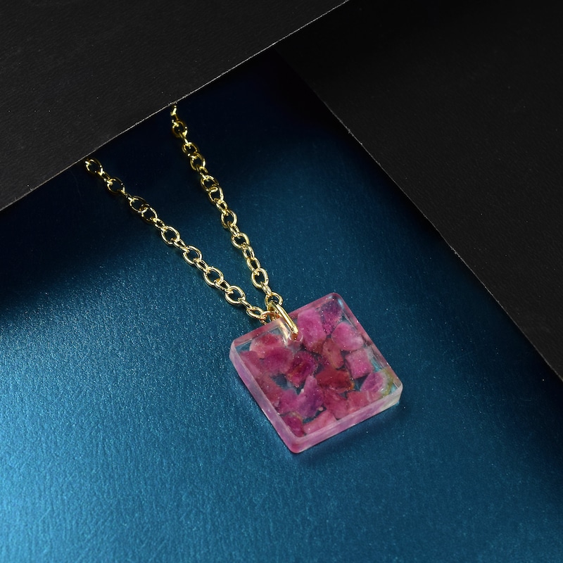 Resin Necklace - Etsy