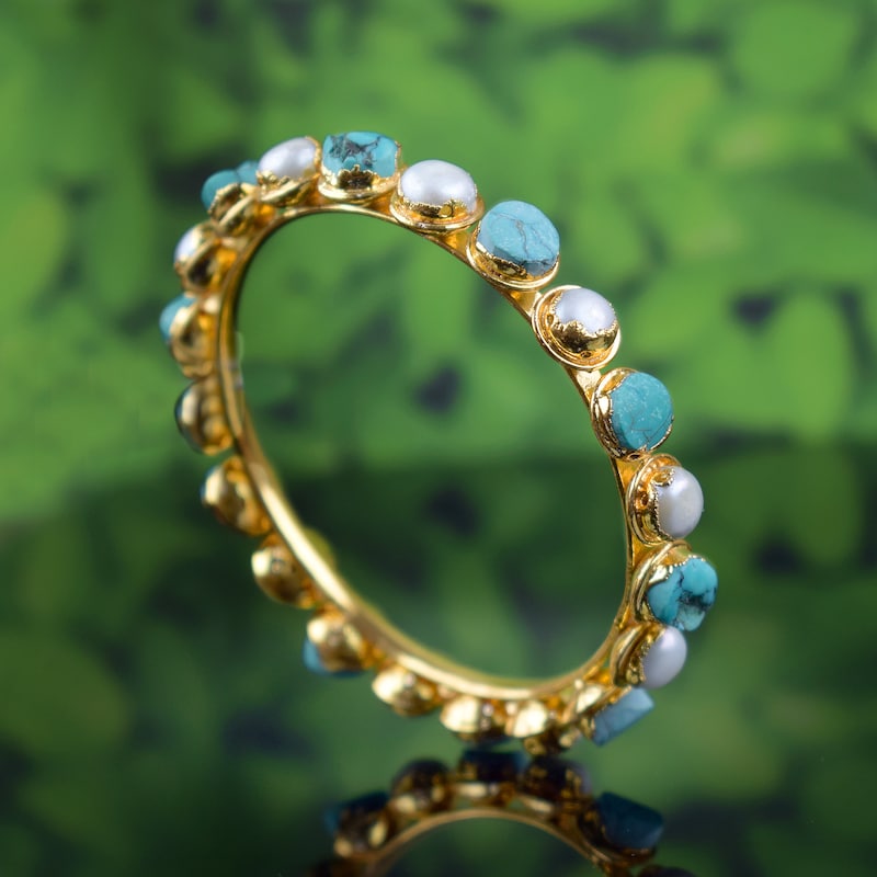 Stone Bangles - Etsy