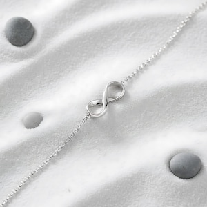 Infinity Designed Chain Bracelet \ Gold Plated Bracelet \ Dainty Linked ...