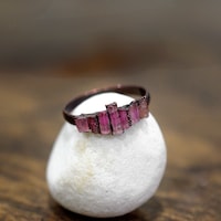 Pink Tourmaline Ring - Etsy