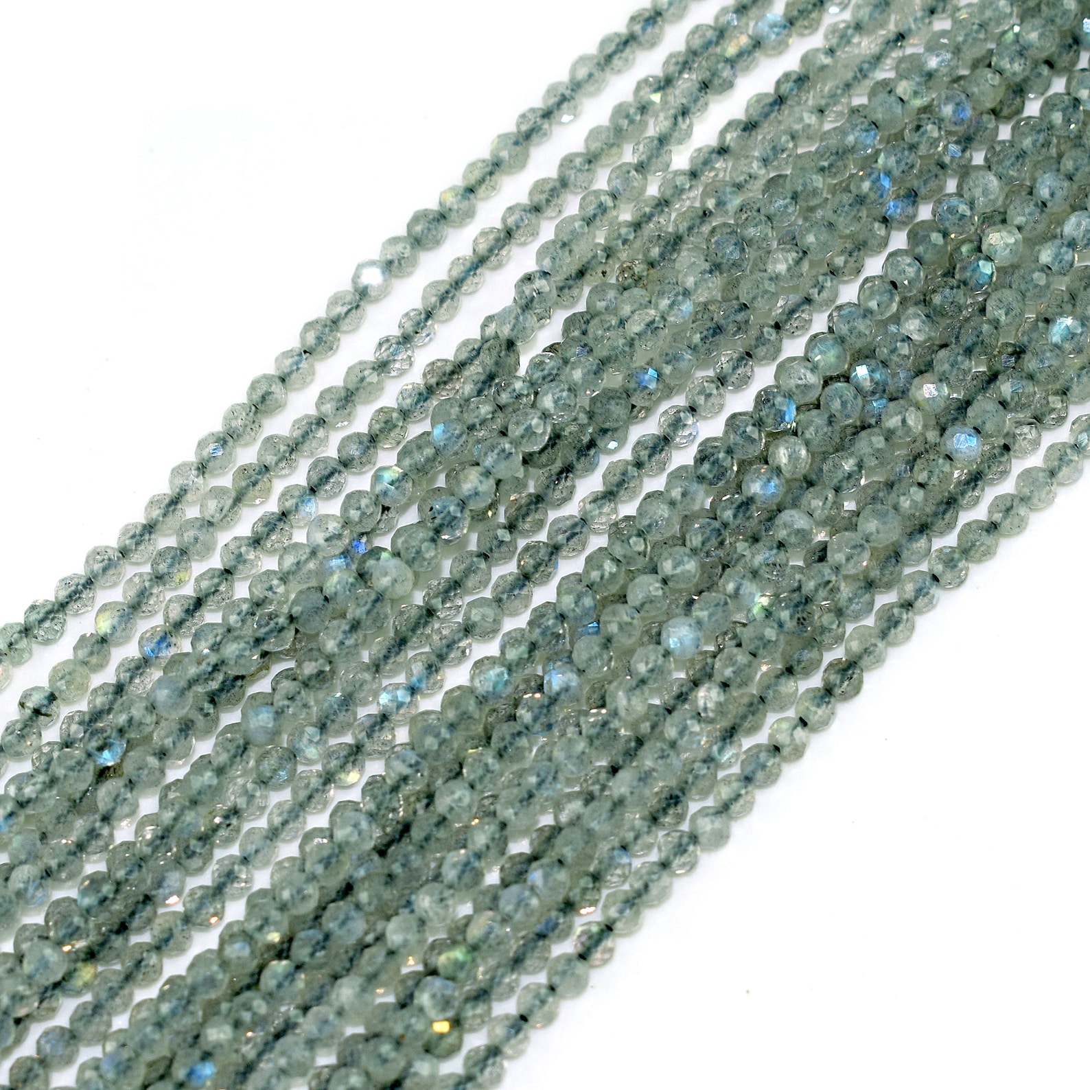 Labradorite Bead 3-5 mm Bead 12 Inch Bead Natural Bead | Etsy