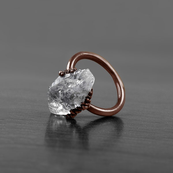 Raw Stone Ring - Etsy
