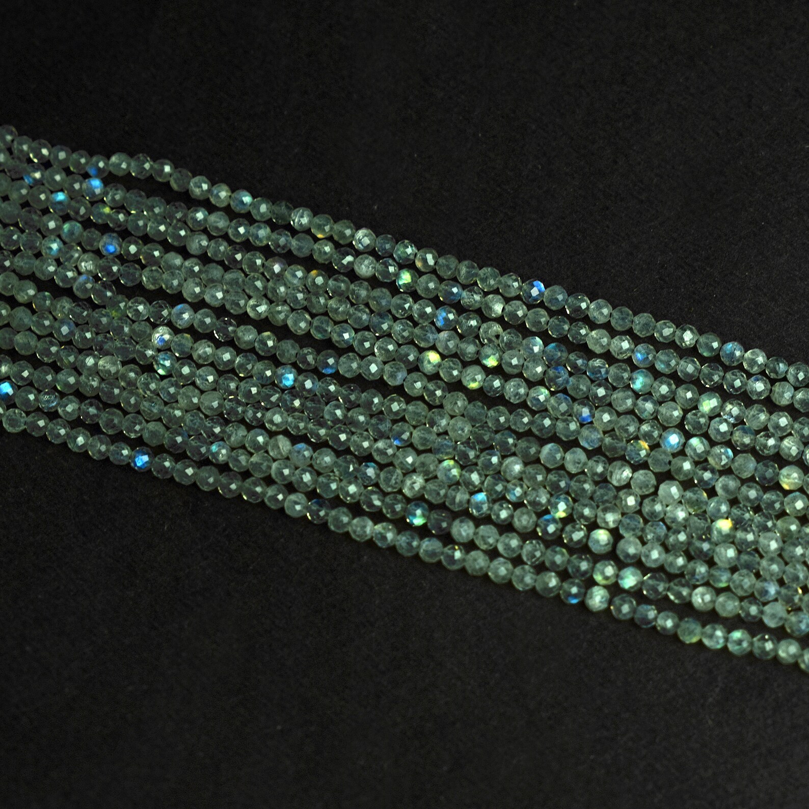 Labradorite Bead 3-5 mm Bead 12 Inch Bead Natural Bead | Etsy