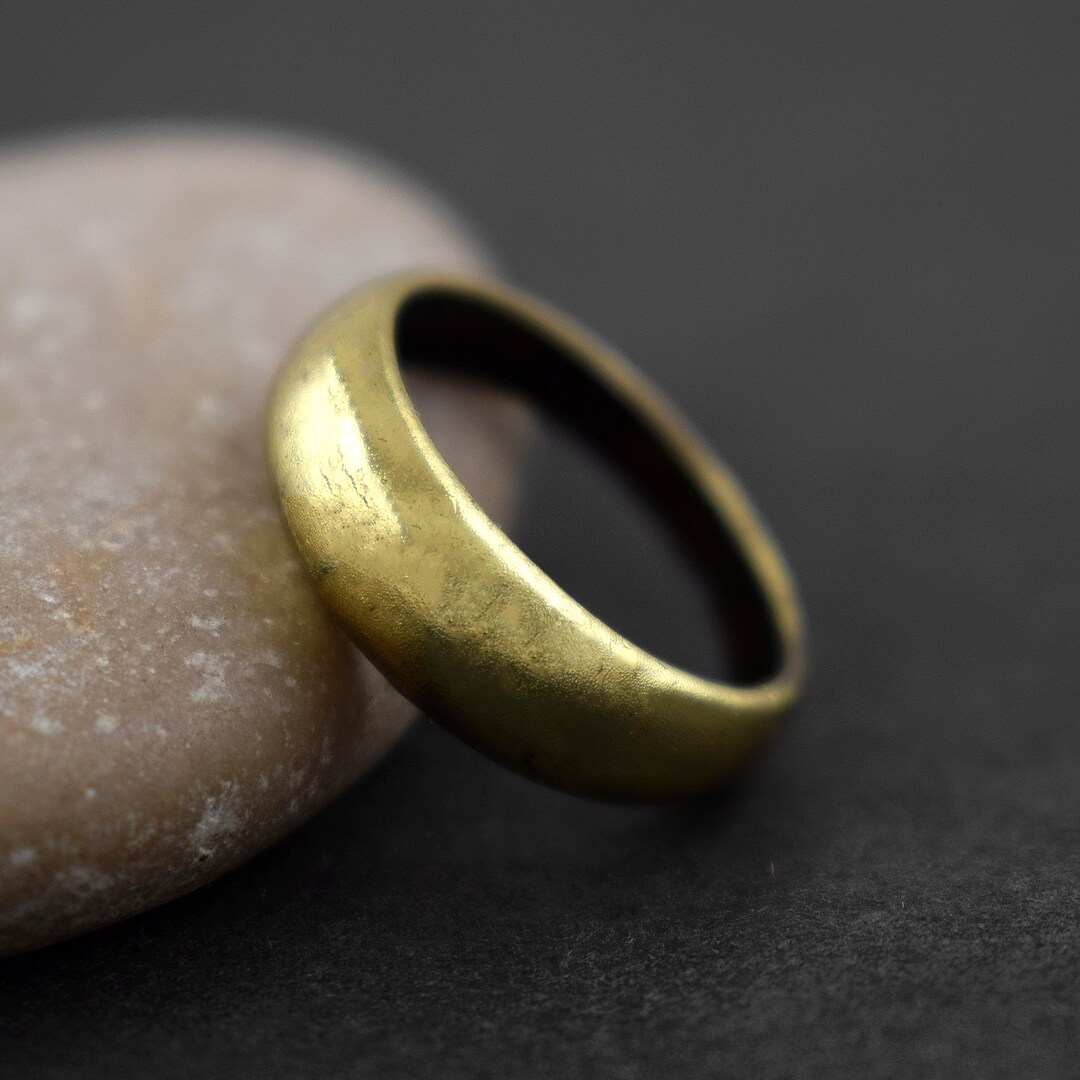 Messing Ring Galvanisierter Ring Gravur Ring Ring für Frauen Geschenk ...