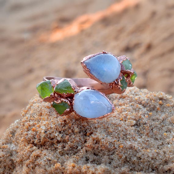 Peridot moonstone ring store