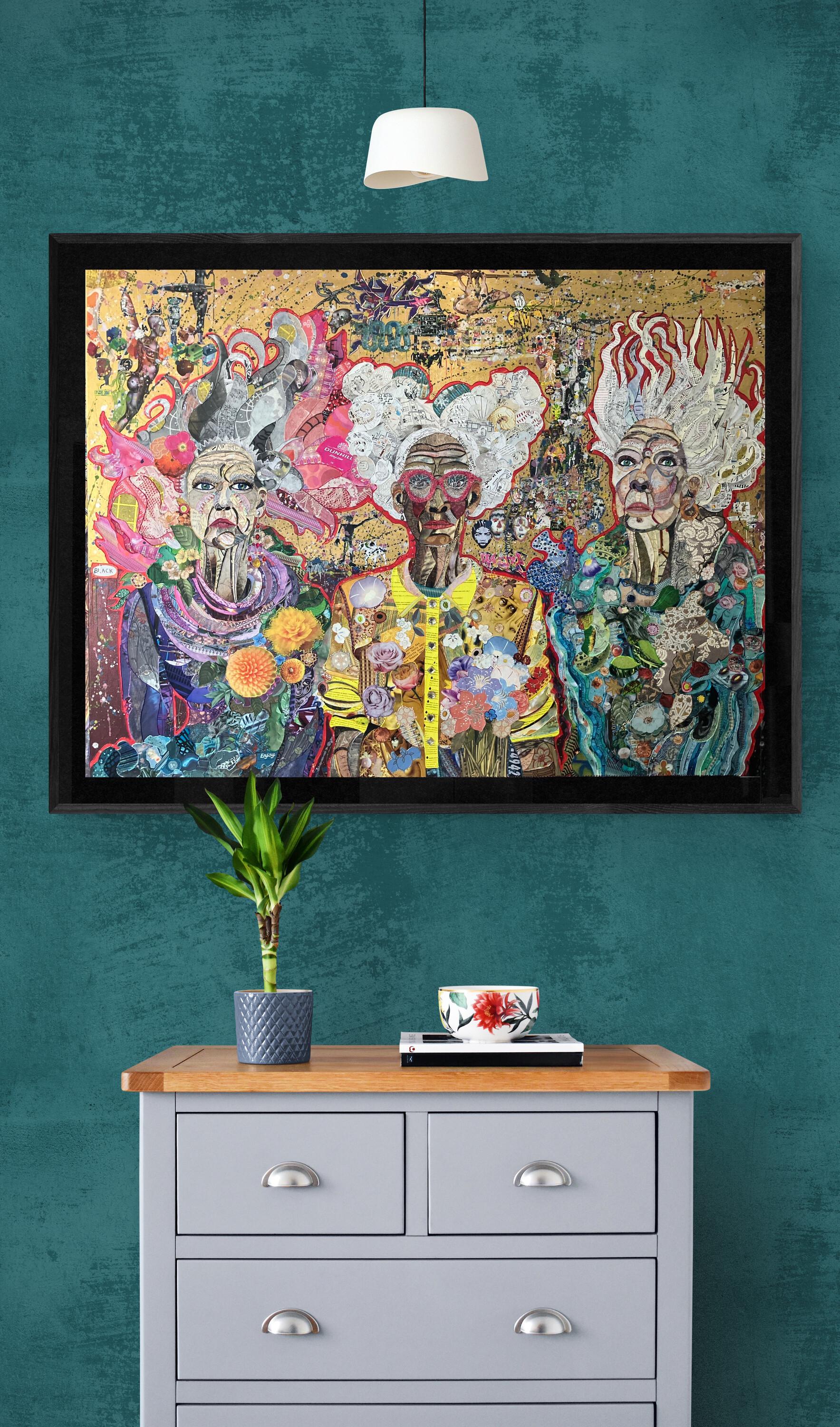 Artwork, Title Desperate Housewives. Recycled Artwork, Modern Street ...
