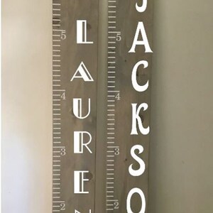 Kids' personalized height Board / growth chart /height | Etsy