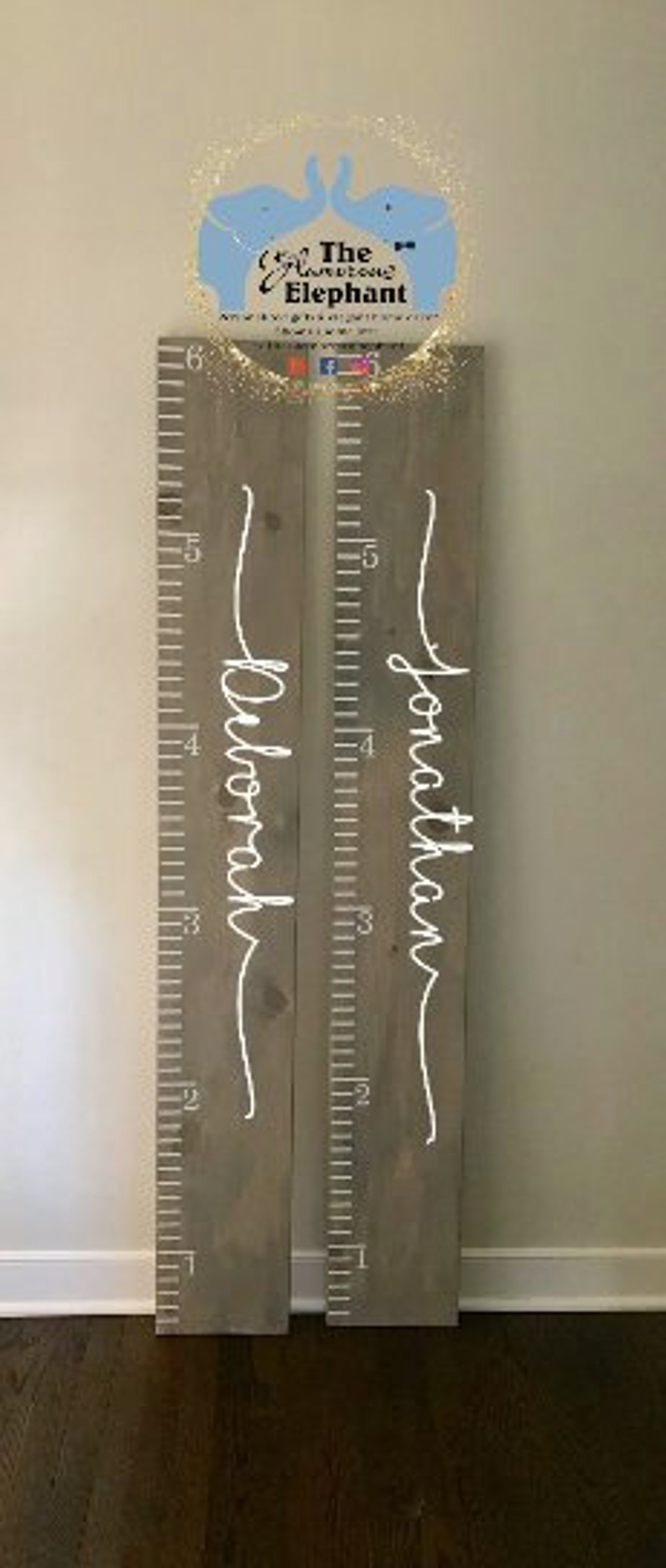 Kids' personalized height Board / growth chart /height | Etsy