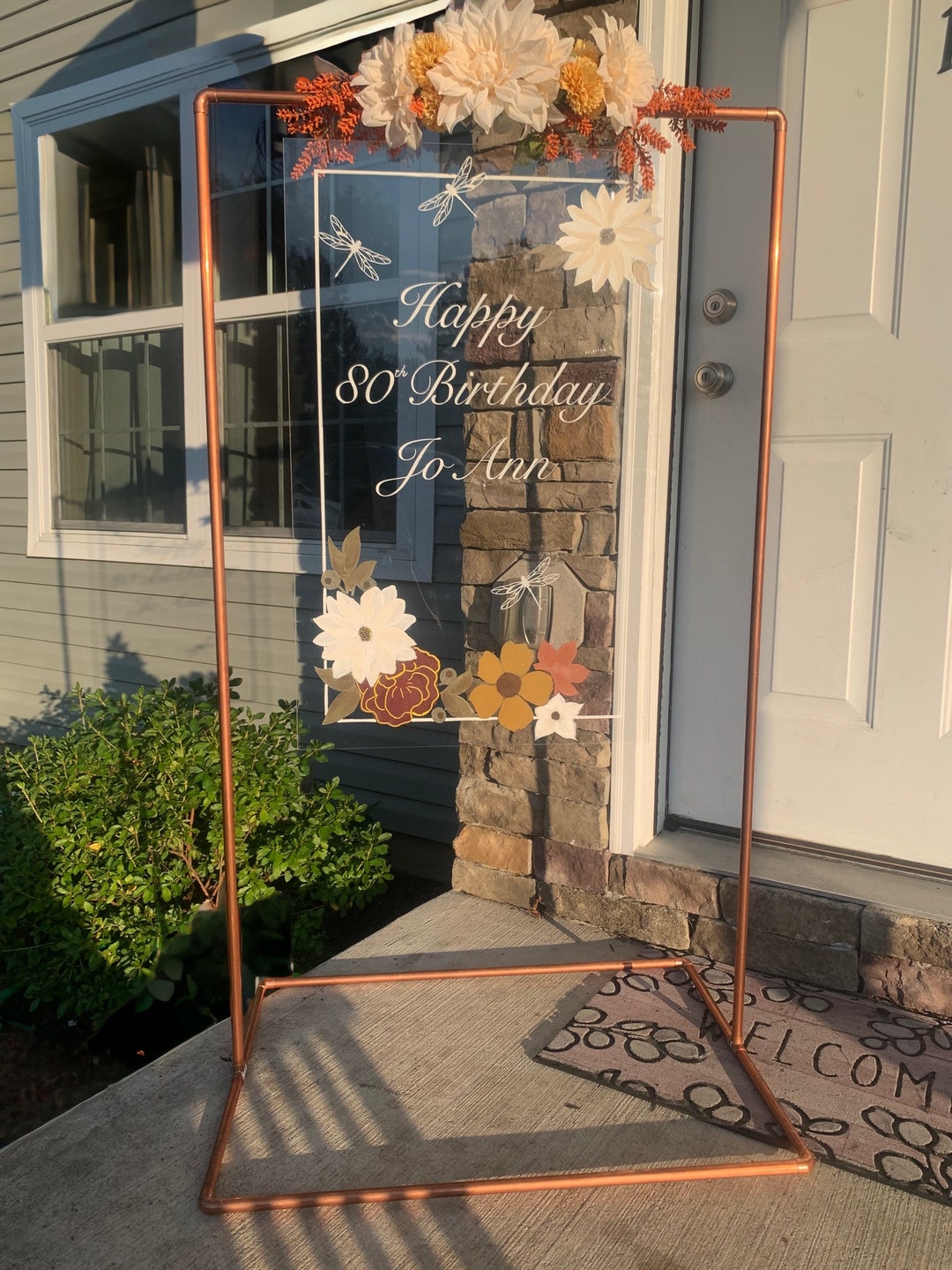 Copper Sign Stand - Etsy