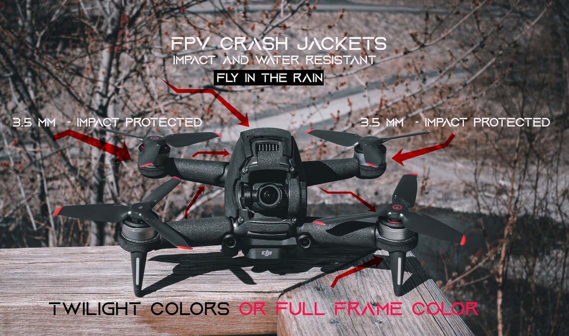 DJI FPV Crash Jackets Water and Impact Resistant - Etsy