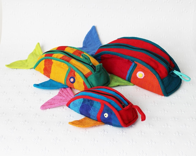 Mini Fish Pouch - Etsy