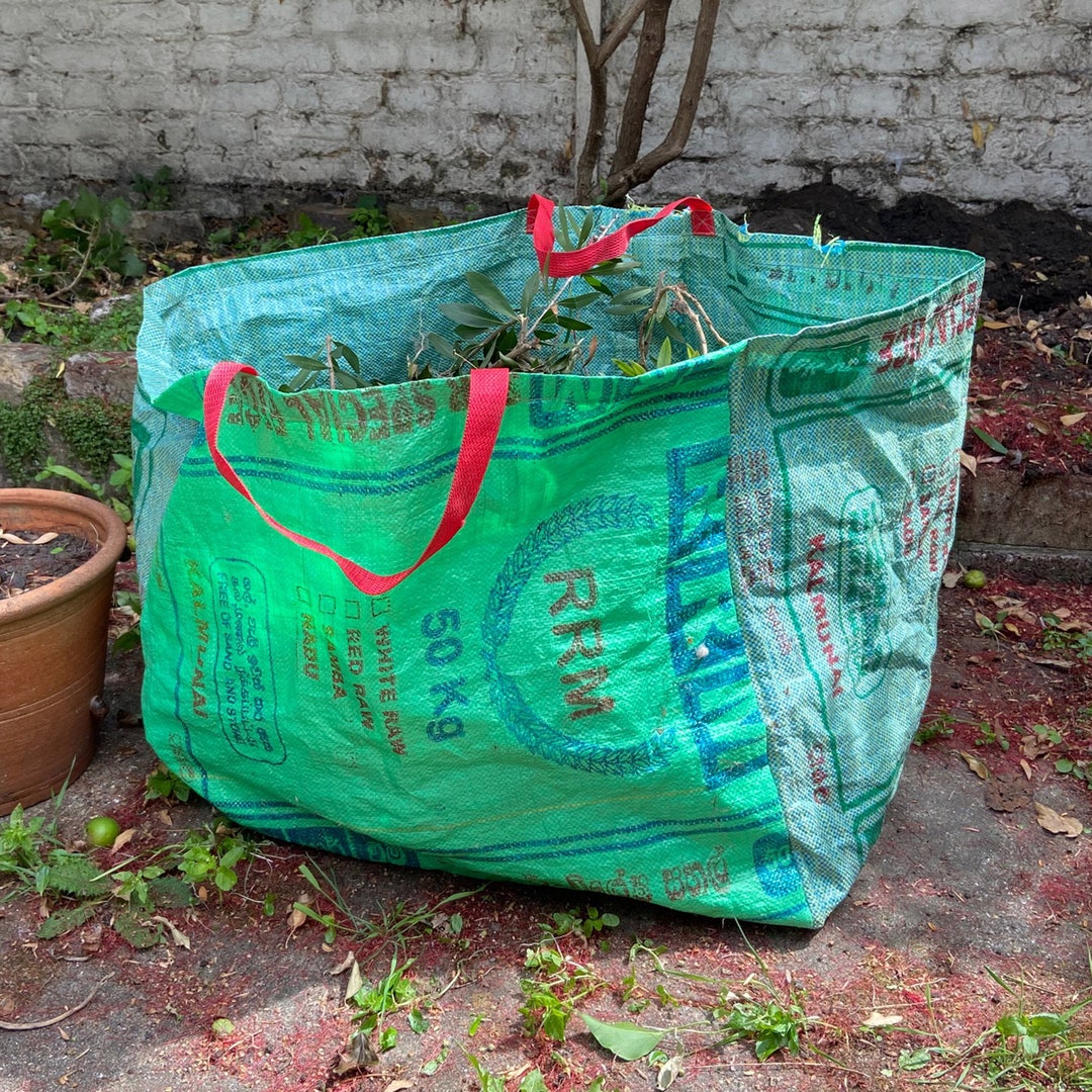 Rice Sack Garden Waste Collection Bag - 4 Colours - Etsy