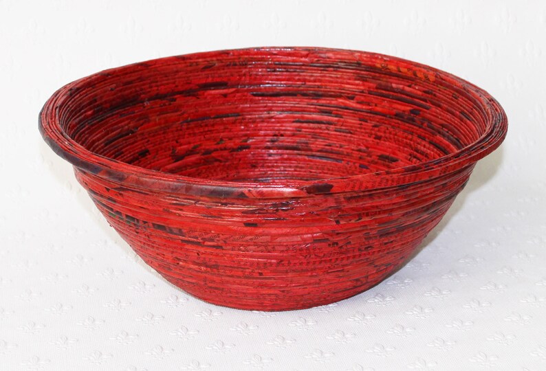 Newspaper Bowl - Round, Large; 9 Colours - Etsy