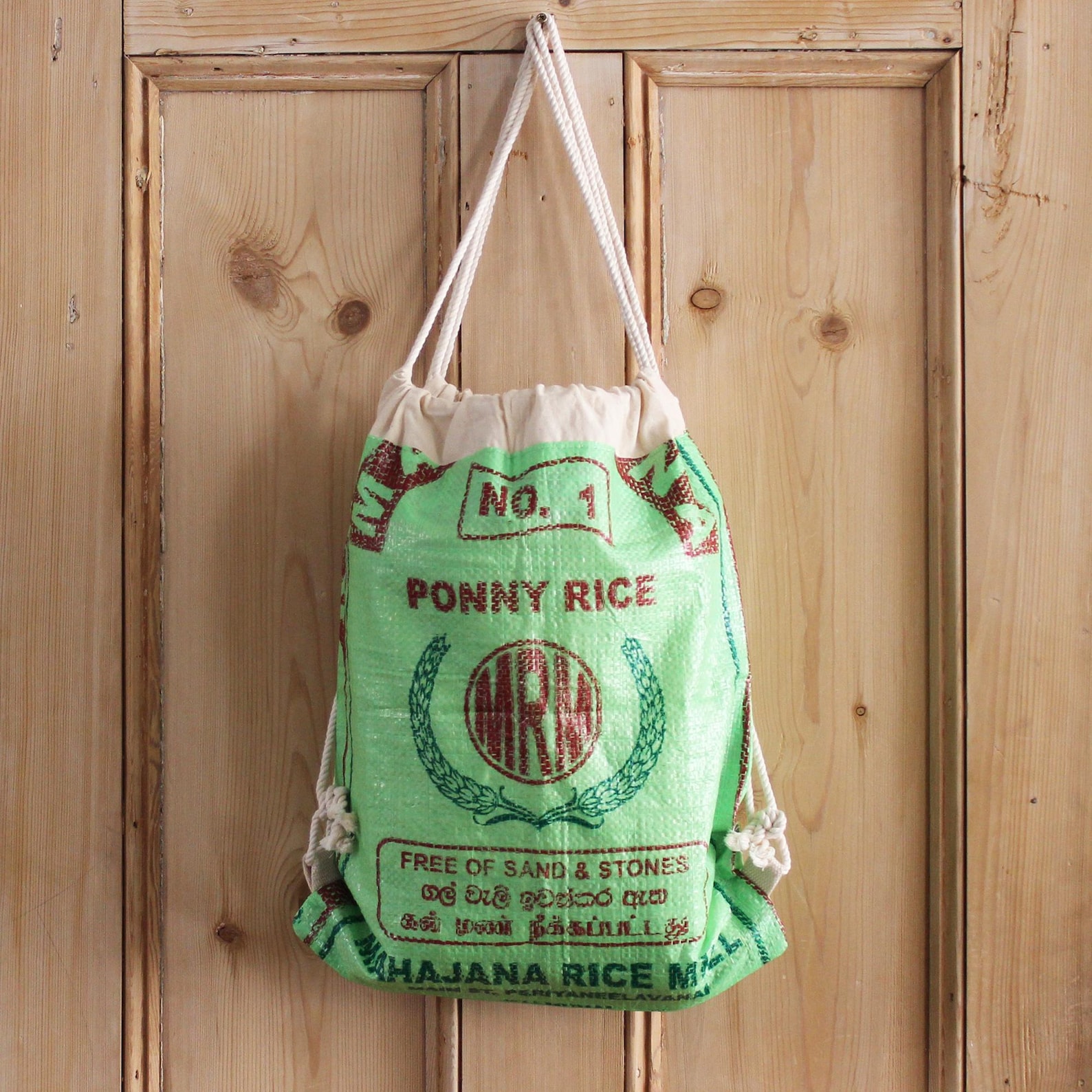 Rice Sack Drawstring Backpack - 7 Colours - Etsy