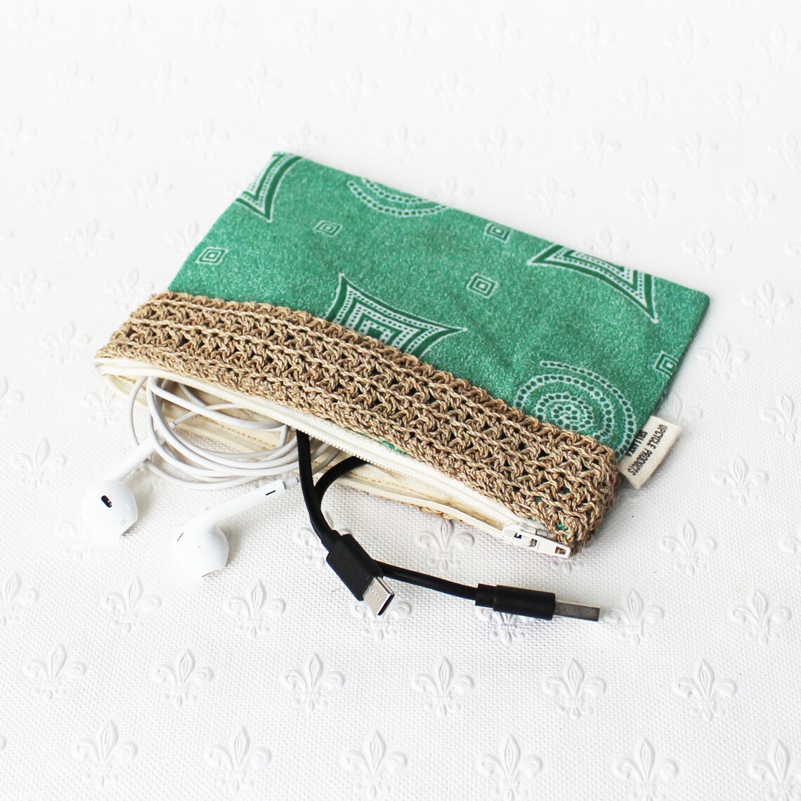 Saree Purse With Banana Plant Fibre Trim - Etsy