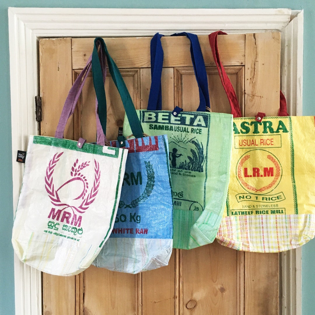 Rice Sack Shopping Bag 8 Variations - Etsy