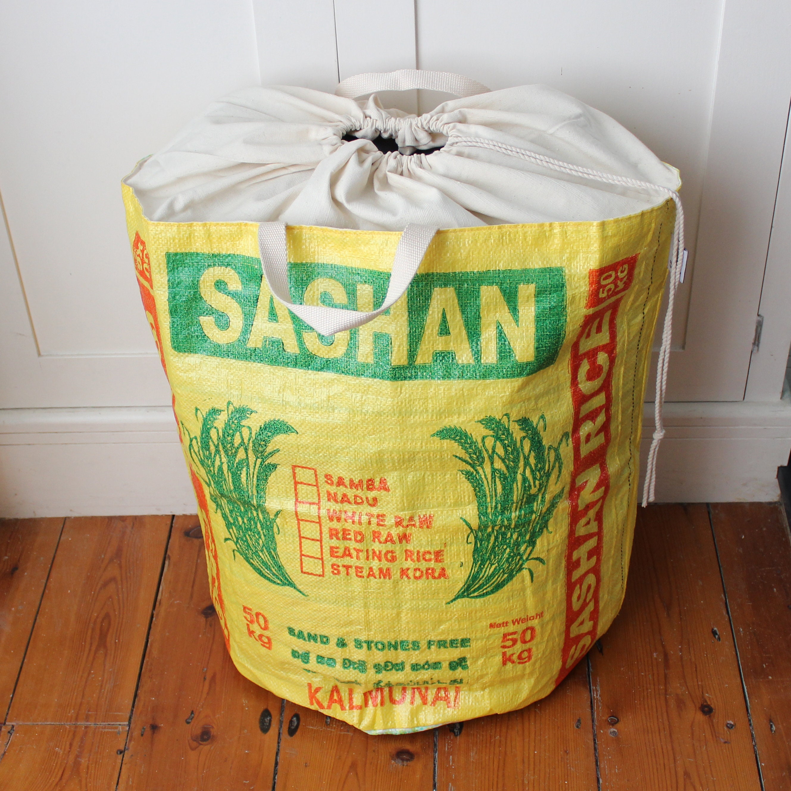 Rice Sack Laundry Bag 8 Colours - Etsy