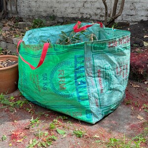 Rice Sack Garden Waste Collection Bag - 4 Colours - Etsy